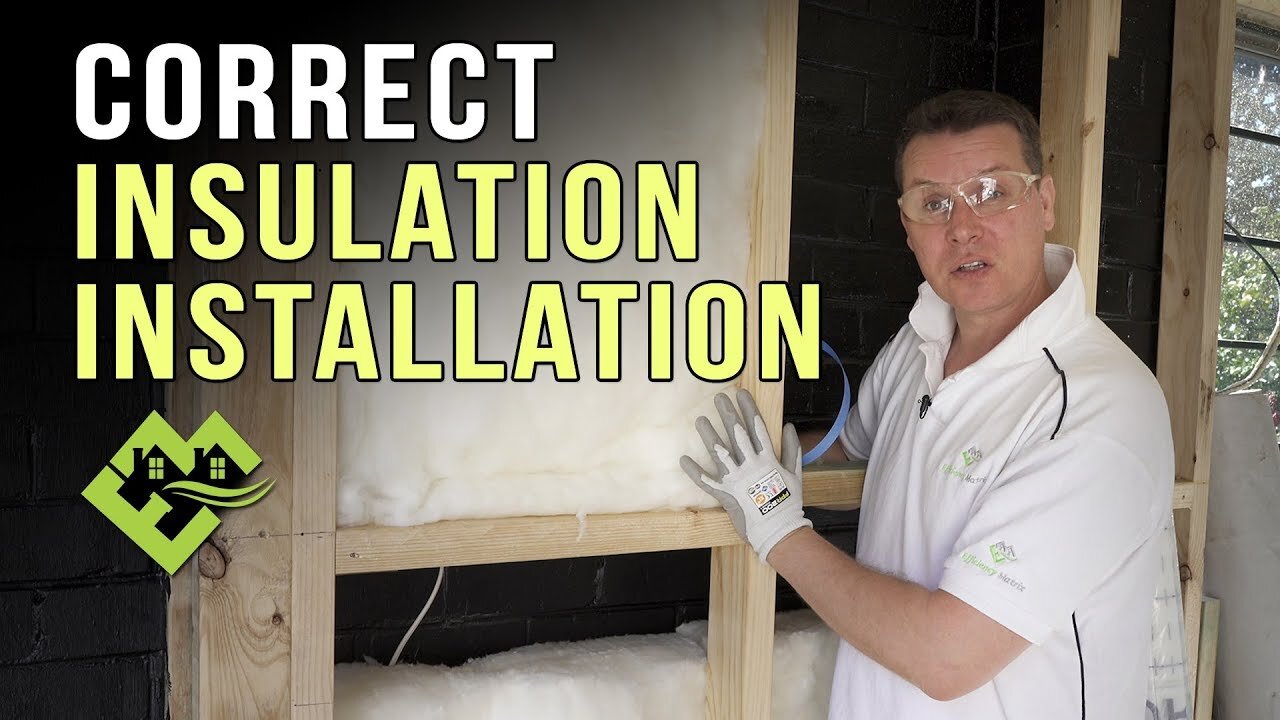 Installing wall insulation, for better building performance. - ecoEVO ...